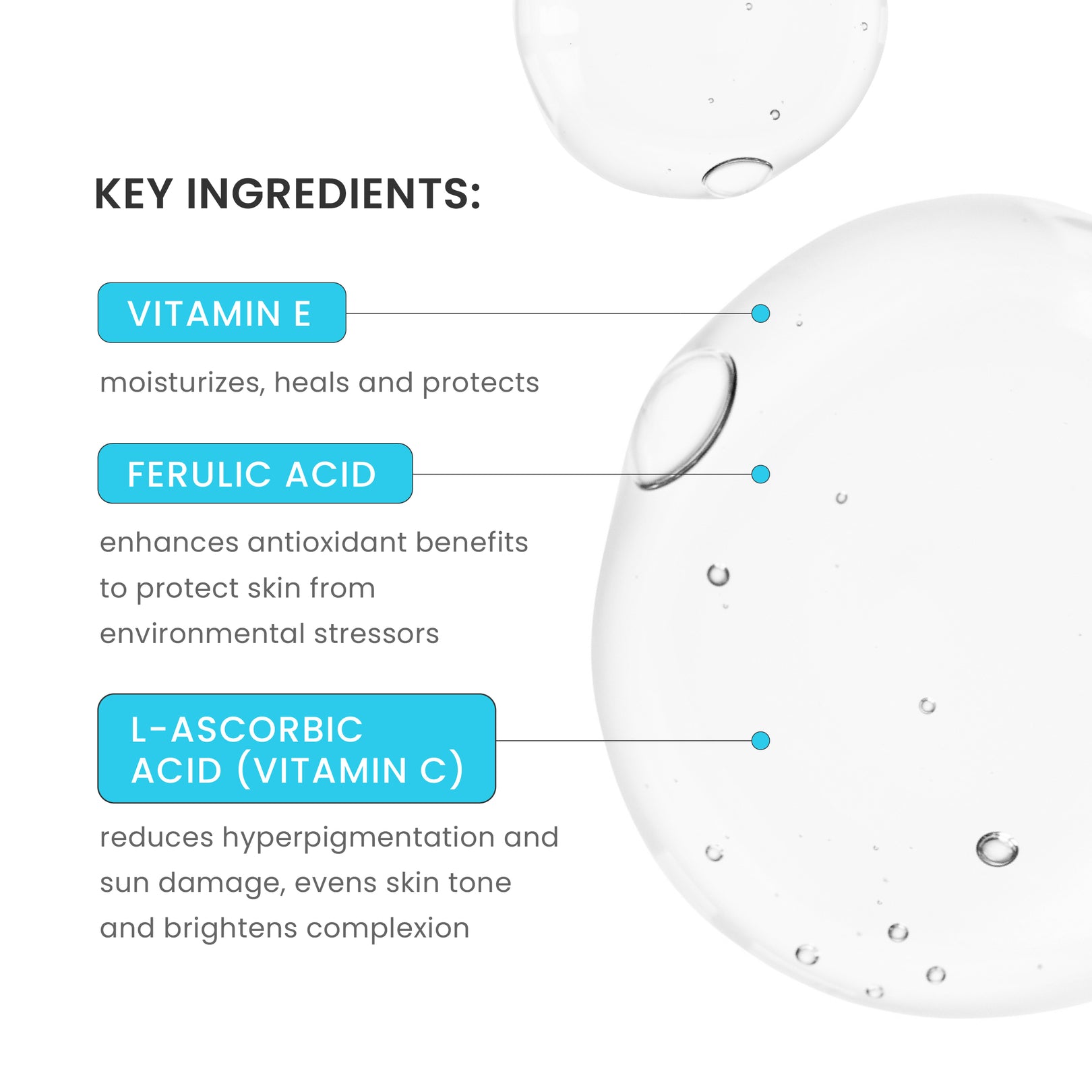 Best Rated 20% Vitamin C + E Ferulic Acid Serum Single Use Pouches ...